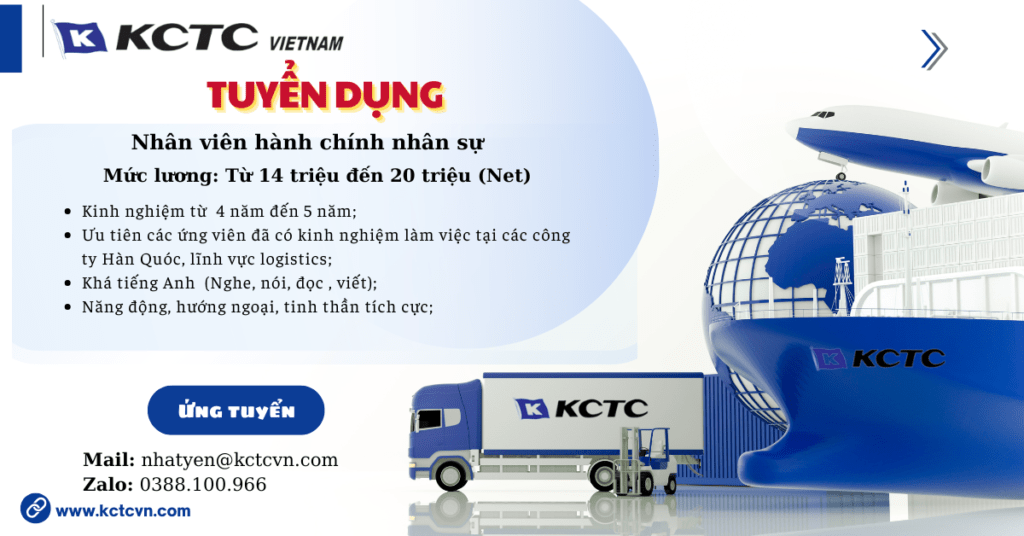 Tuyển dụng - KCTC Việt Nam