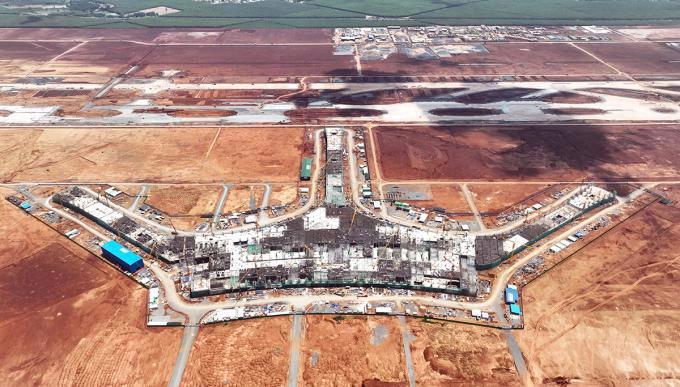 The construction of the Long Thành Airport cargo terminal is set to ...